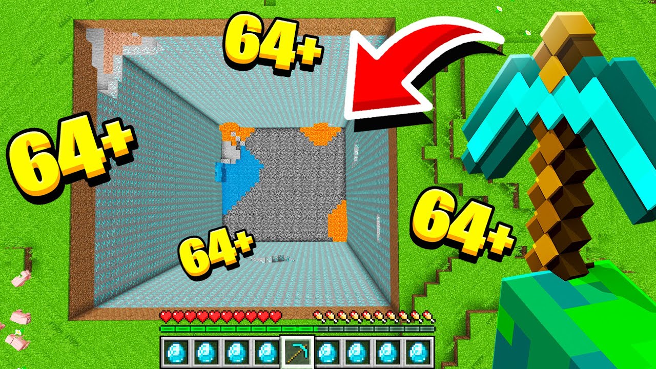 Upgrading PICKAXE to GOD PICKAXE in MINECRAFT!