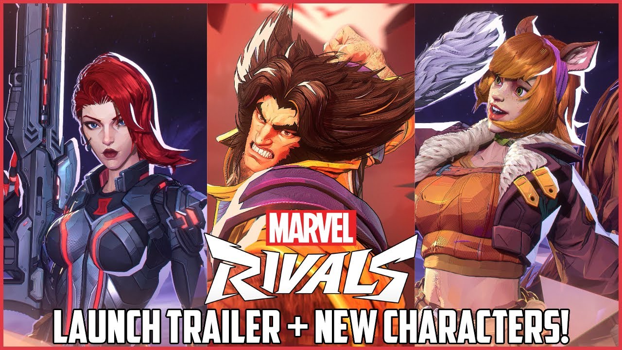 Marvel Rivals launch trailer with six new characters!