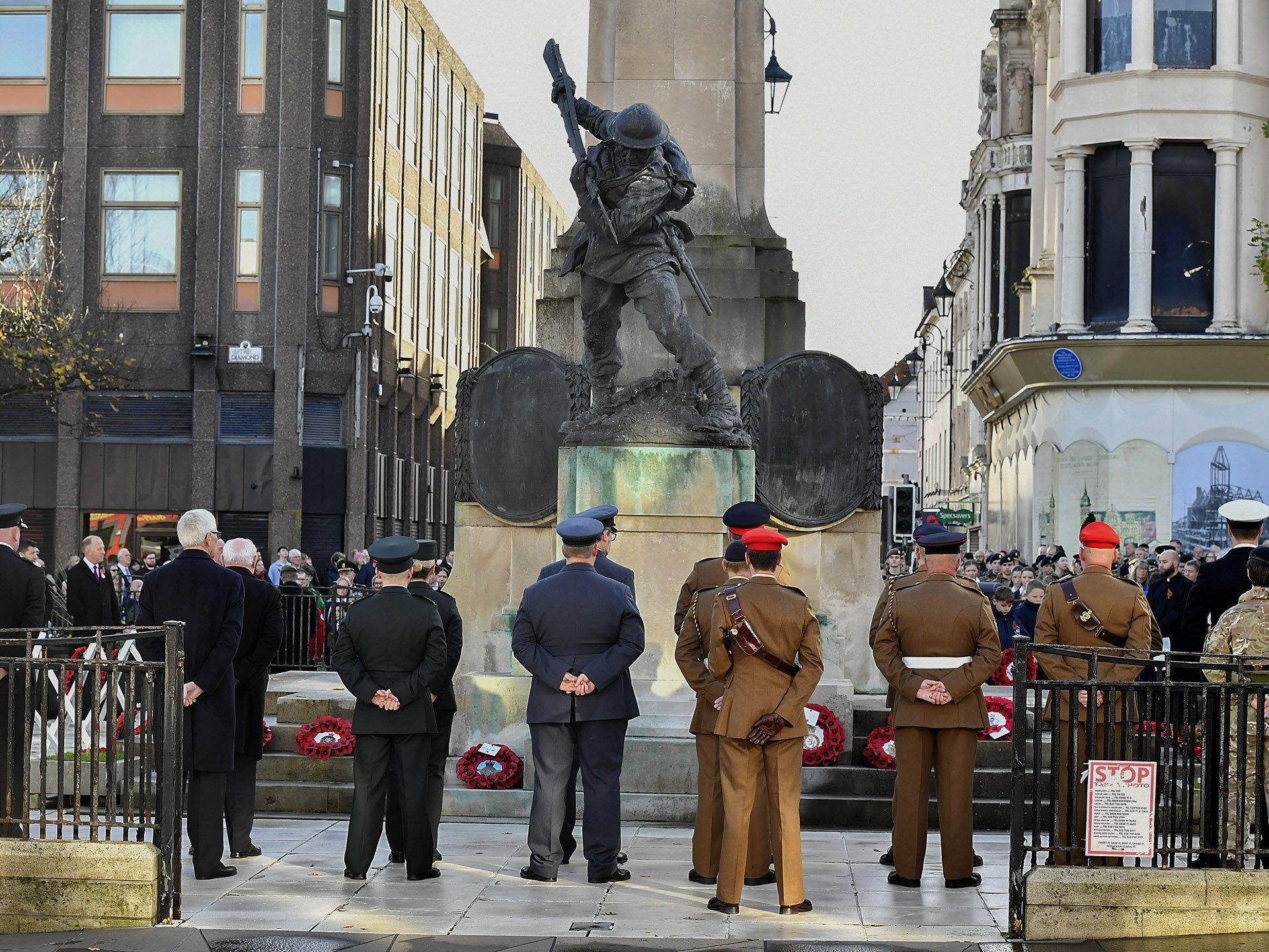 IN PICTURES: Remembrance Sunday marked in Derry