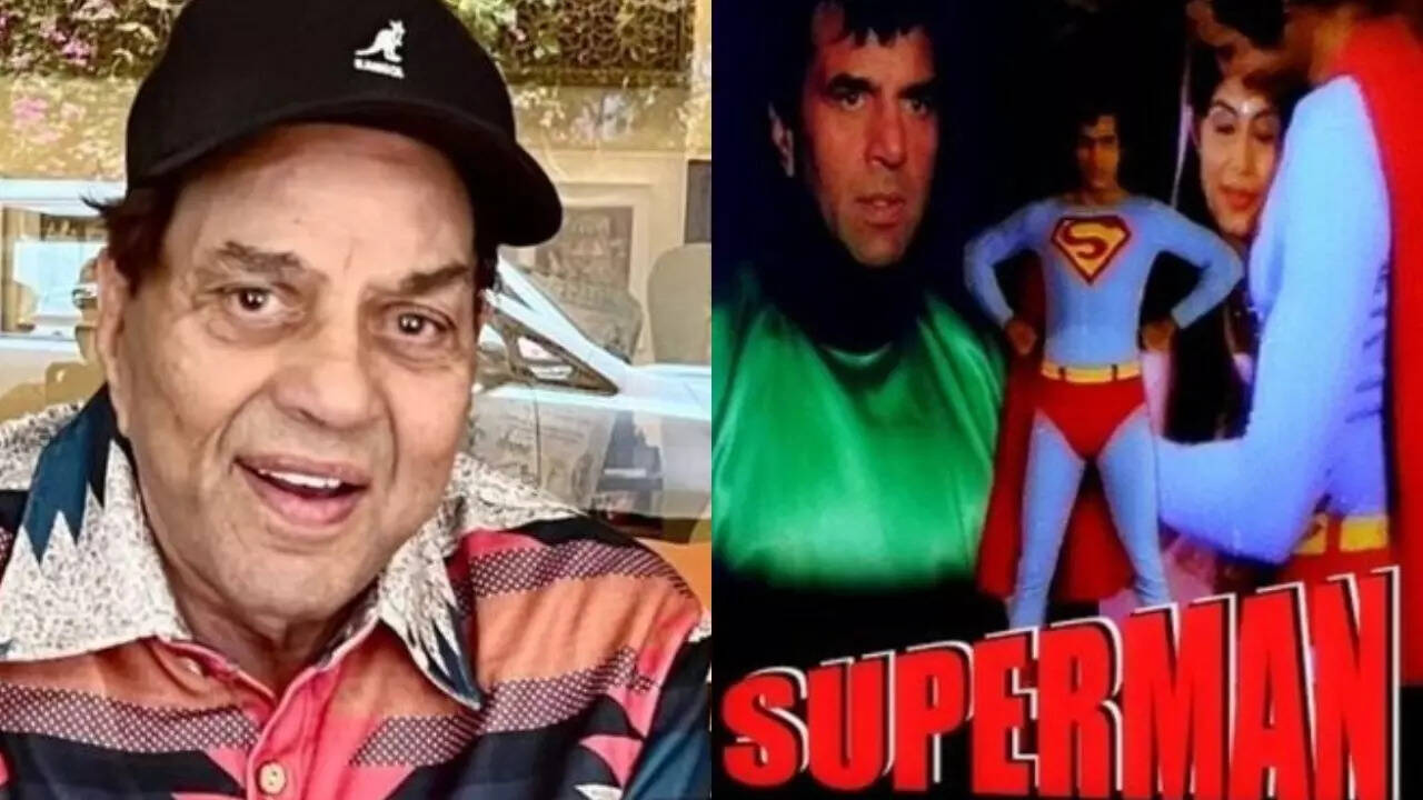 When Dharmendra played Superman's dad in THIS movie