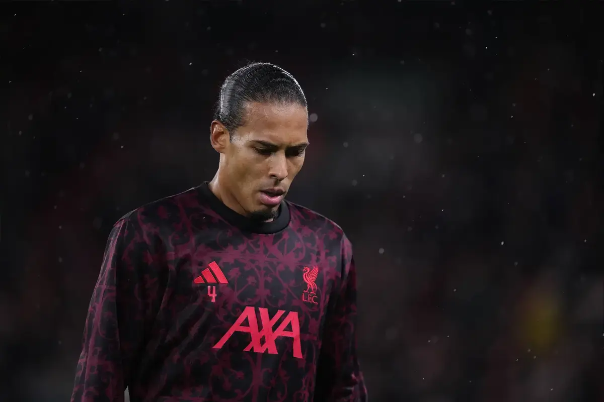 Virgil van Dijk reacts to Liverpool’s loss vs Nottingham Forest