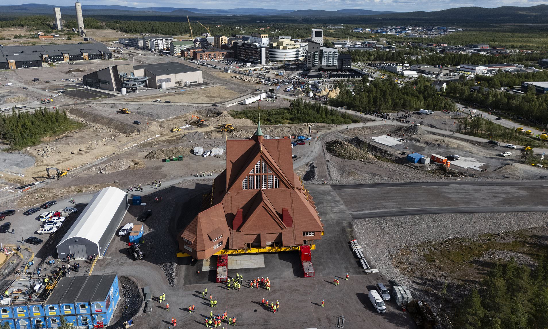 Entire Swedish town is moved three miles... and is now 10C COLDER