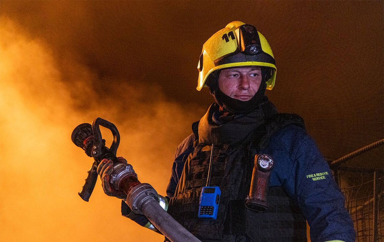 Church dome catches fire in Ukraine's Nikopol following Russian attack ...