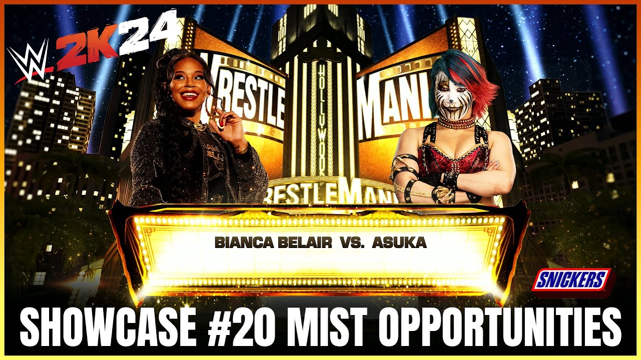 WWE 2K24 Showcase WrestleMania 39 Mist Opportunities (Bianca Belair vs ...