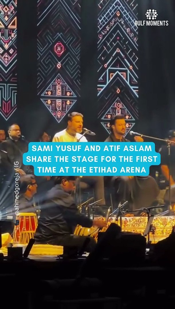 Sami Yusuf and Atif Aslam Share the Stage for the First Time in Abu Dhabi