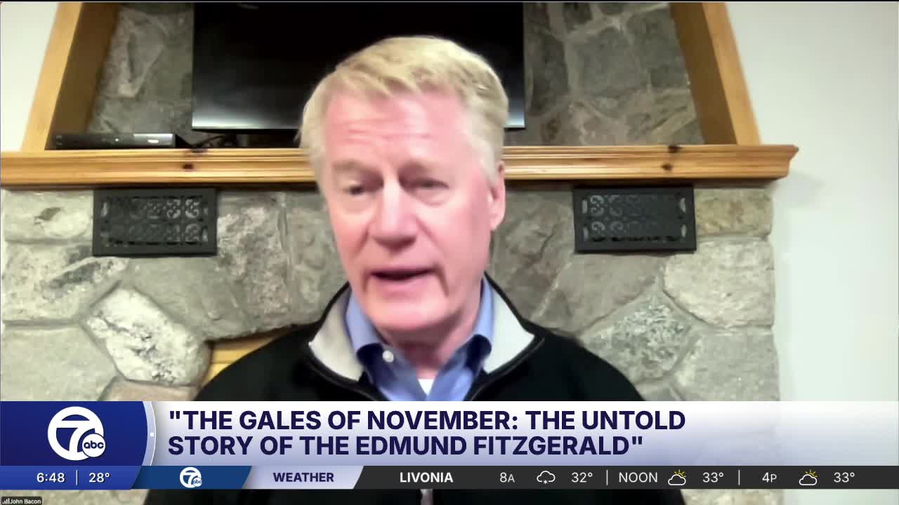 Live interview: John U. Bacon speaks on new book on the untold story of the Edmund Fitzgerald