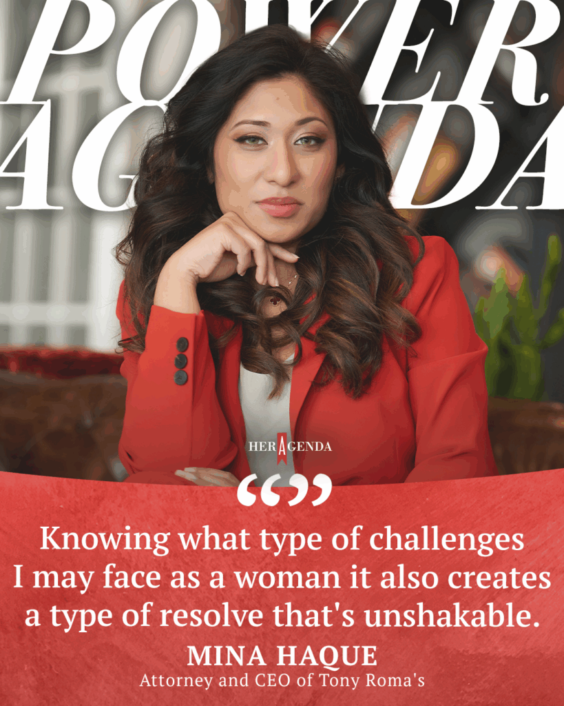 A Peek Inside Her Agenda: Mina Haque