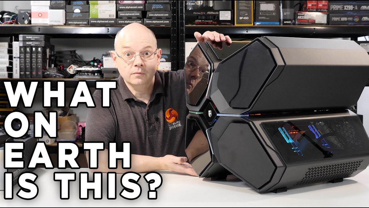 DeepCool QuadStellar case review - the huge alien case with moving panels!