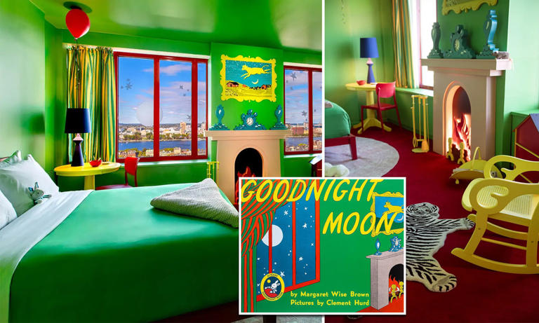 Boston hotel's Goodnight Moon suite looks exactly like bedroom from ...