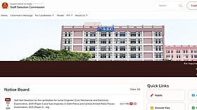 SSC Opens Self-Slot Selection Facility For JE And SI Exams 2025 Today ...