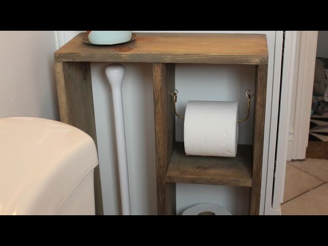 DIY simple brass toilet paper holder