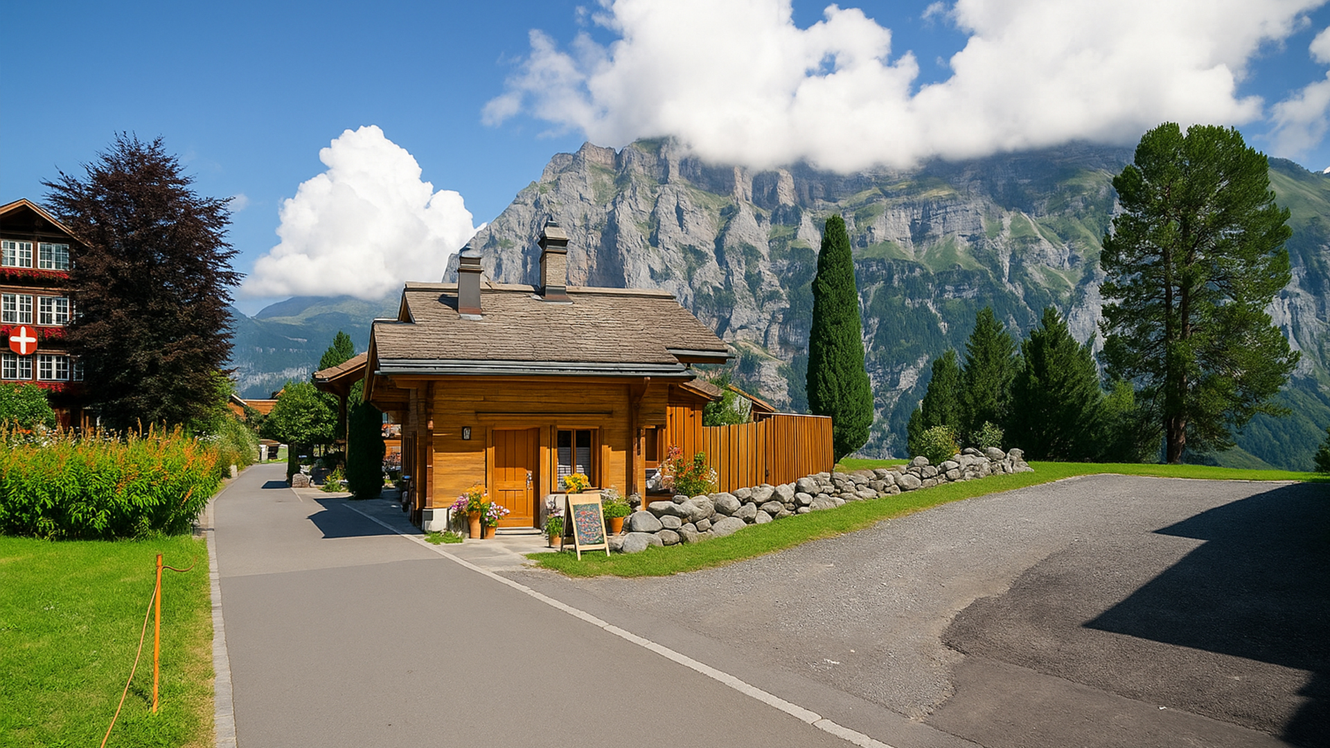 Um Refúgio Tranquilo em Gimmelwald, Suíça (4K)