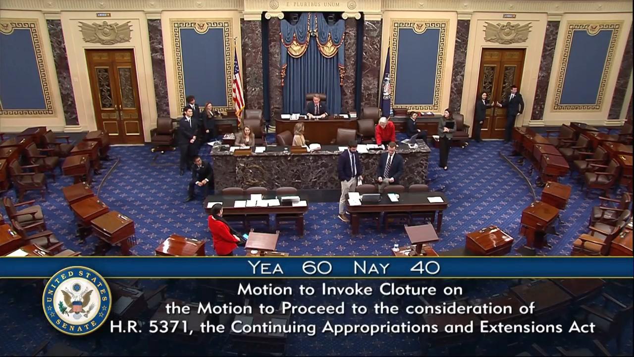 Democrats defend vote after Senate takes first step toward ending the ...