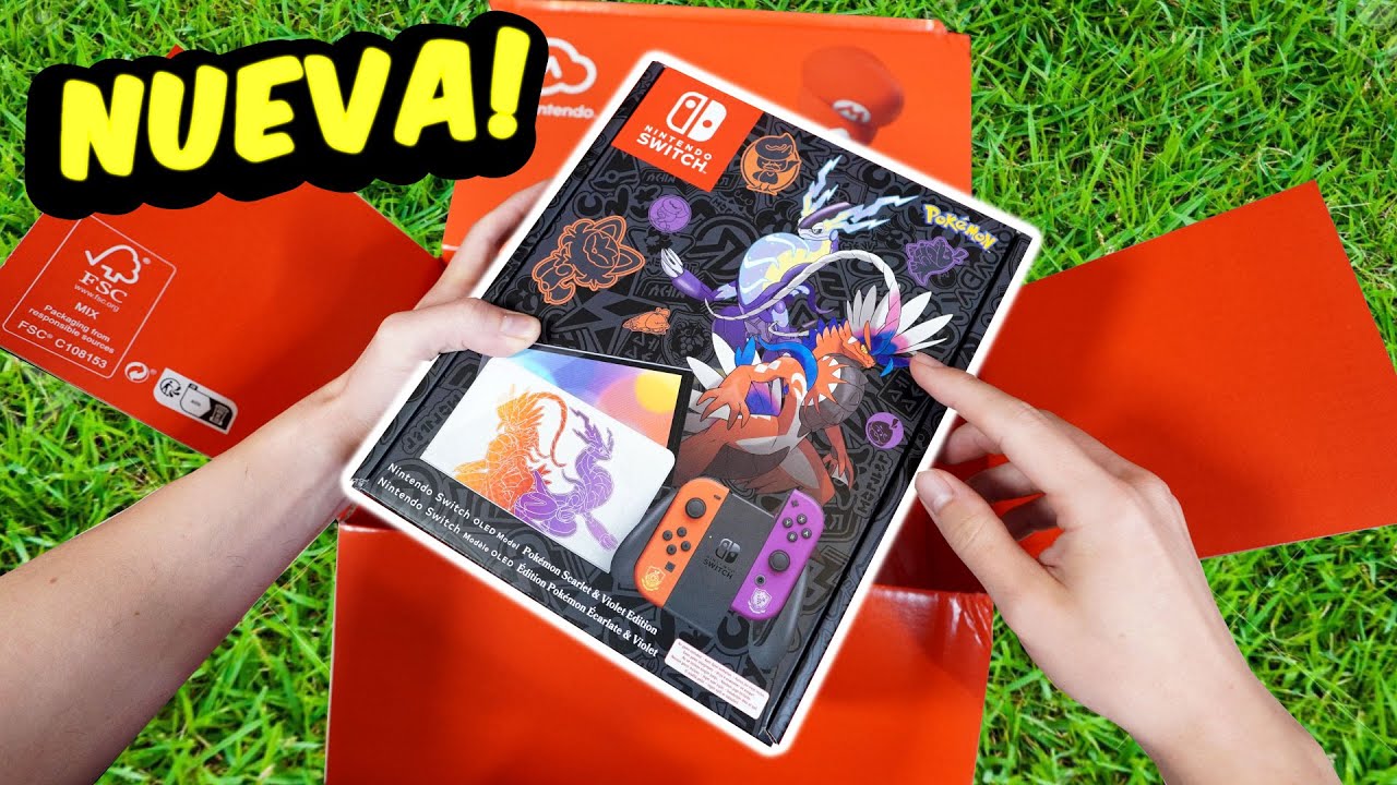 Compré la Nintendo Switch OLED edición Pokémon Escarlata y Púrpura 😎 ...