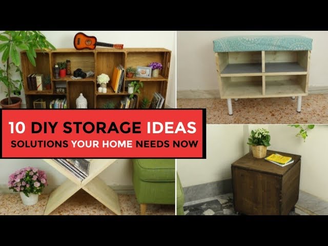 10 DIY storage ideas - smart solutions your home needs right now