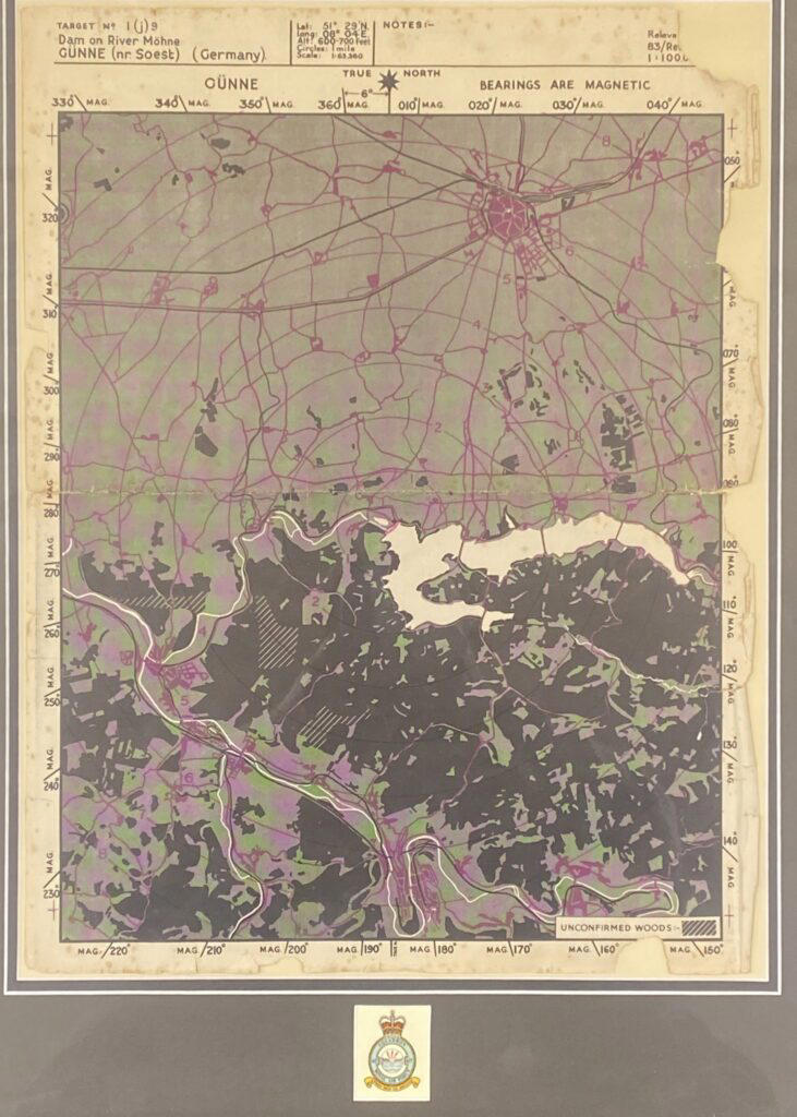 Map used in Dambusters WW2 raid set to fetch thousands at auction