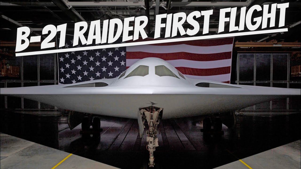 Looking back - B-21 Raider first flight
