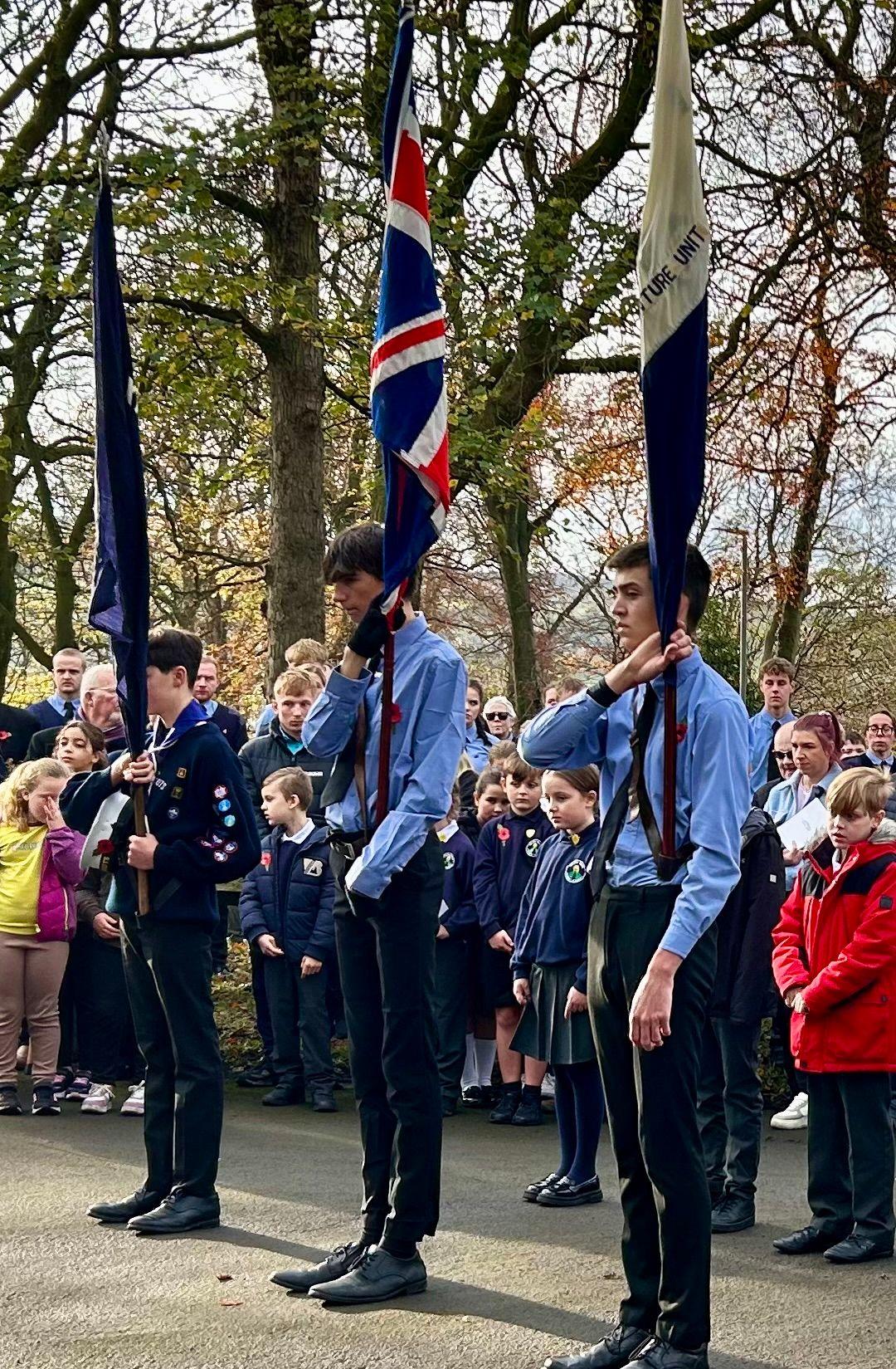Remembrance Sunday at Crow Wood Park