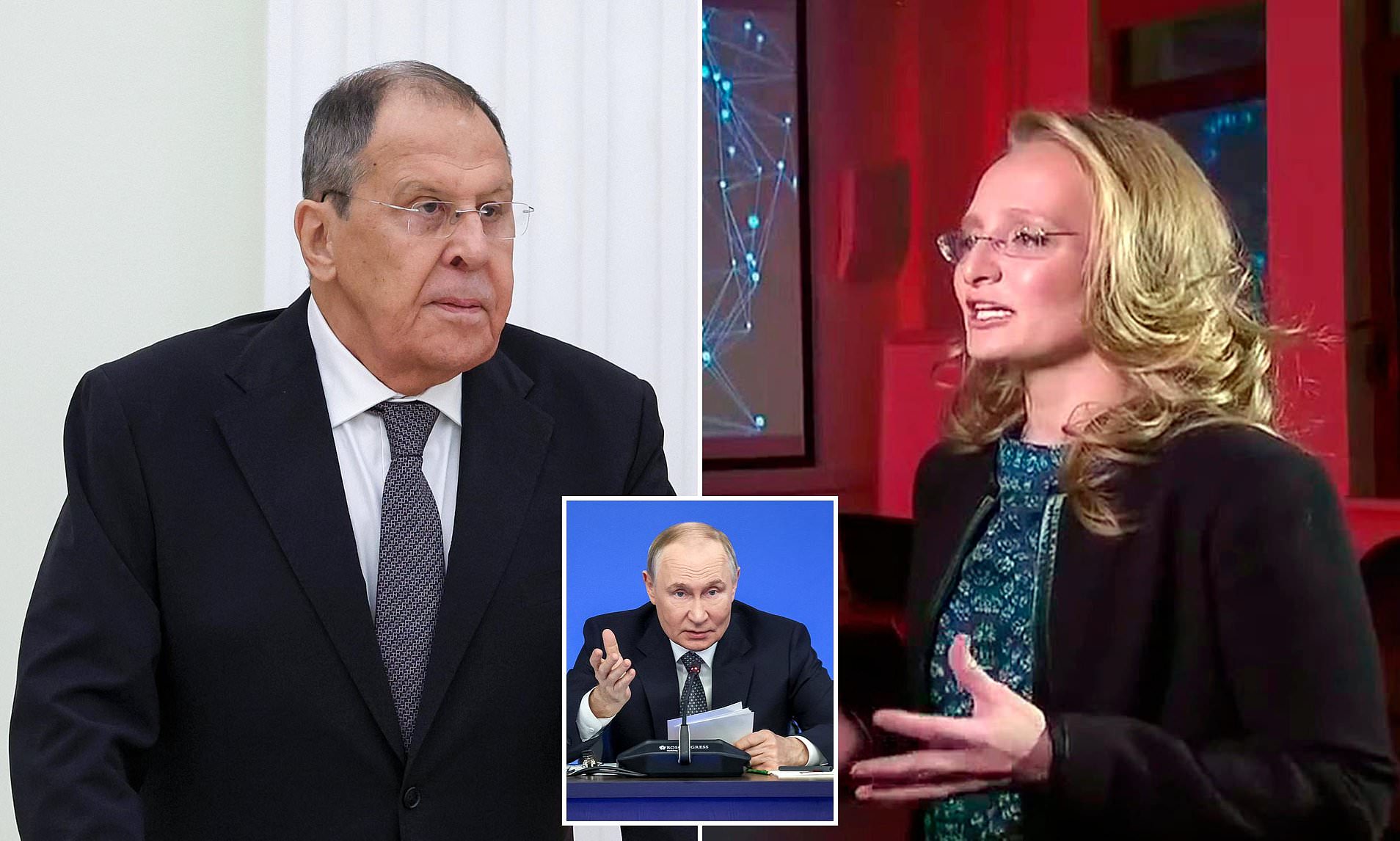 Putin's DAUGHTER 'is behind campaign to bring down foreign minister ...