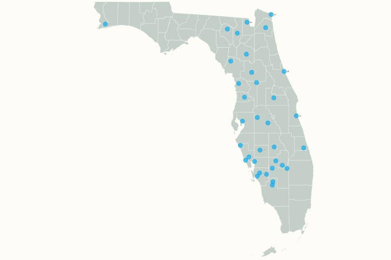 Map shows Florida cities set to freeze as record cold to strike