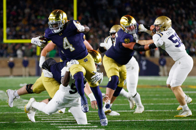 These are the five stars for Notre Dame from the Fighting Irish's 37-15 ...