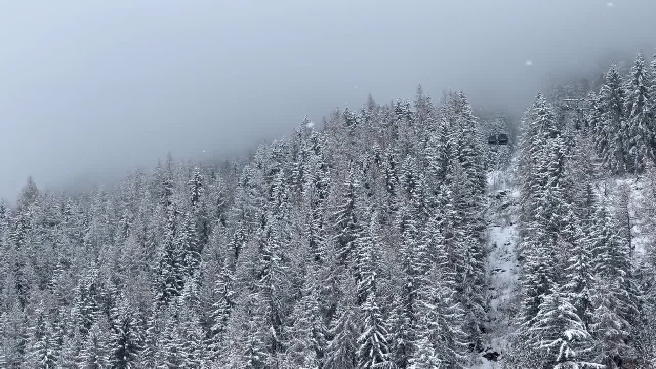 Drone Views of Courchevel: France's Finest Ski Slopes