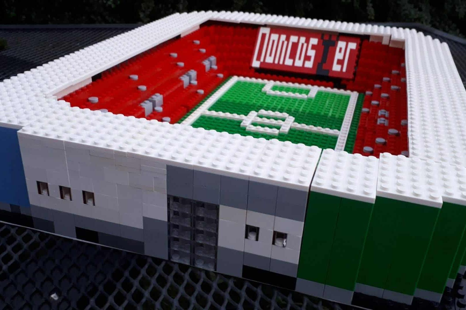 Lego-loving football fan creates Doncaster Rovers' stadium out of toy ...