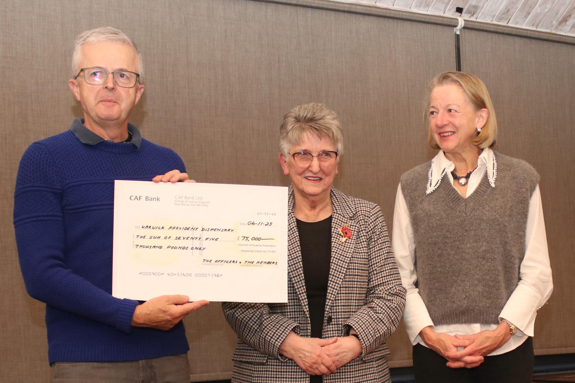 Bittersweet moment for local charities: Warwick Ambulance Association ...