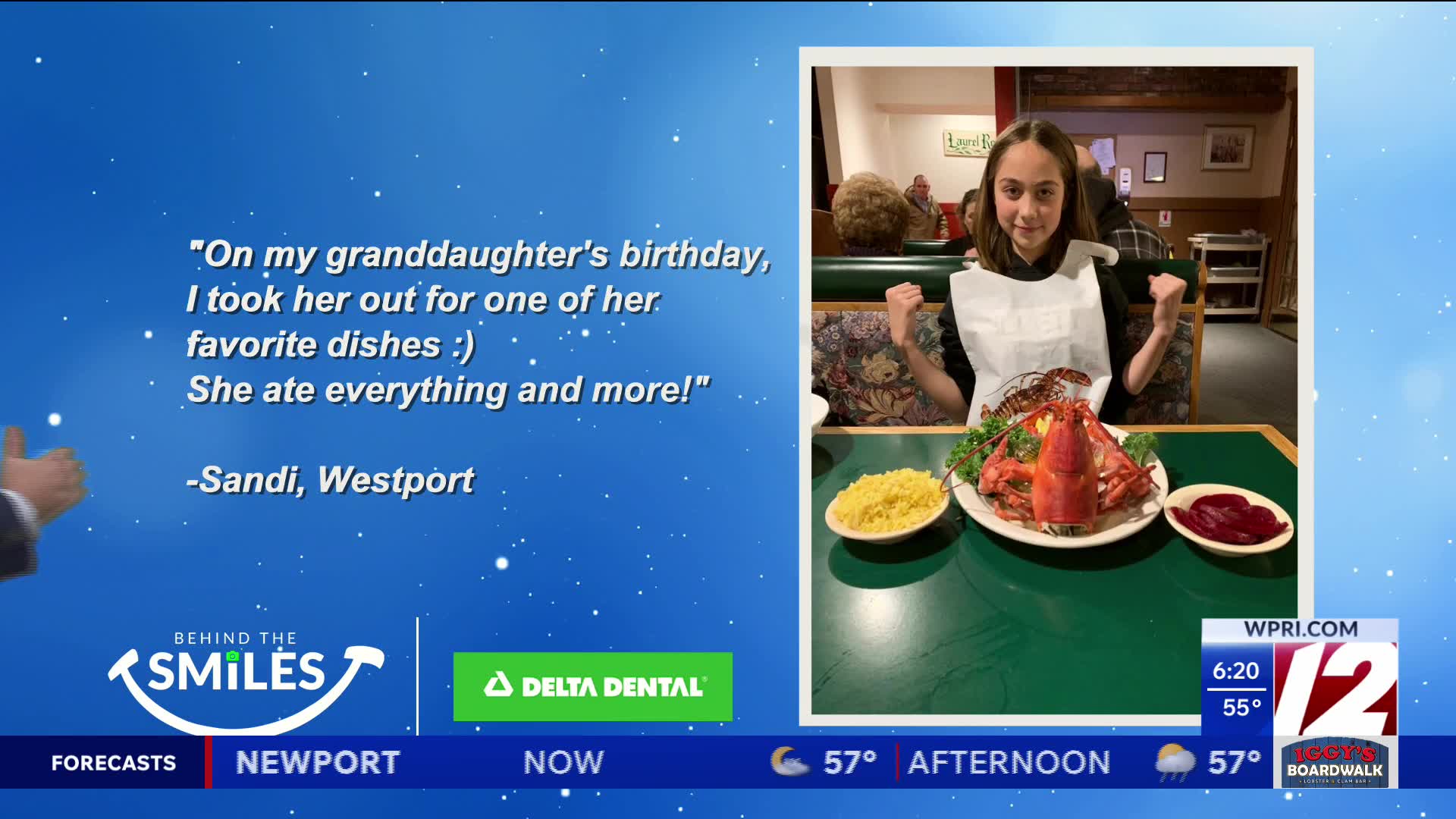 Behind the Smiles Photo for 11/10/25 from Sandi in Westport