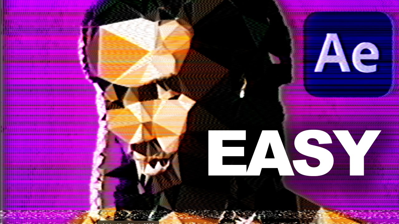 Low Poly Triangle Trace OSAMASON Effect | After Effects Tutorial