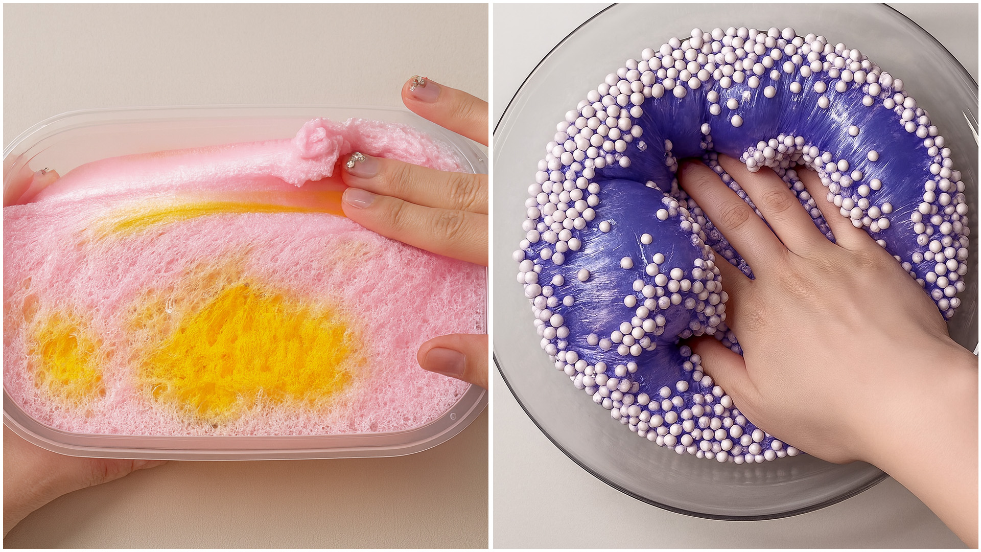 Slime ASMR Clip – Just Texture and Movement Slime Play – ASMR Without Music