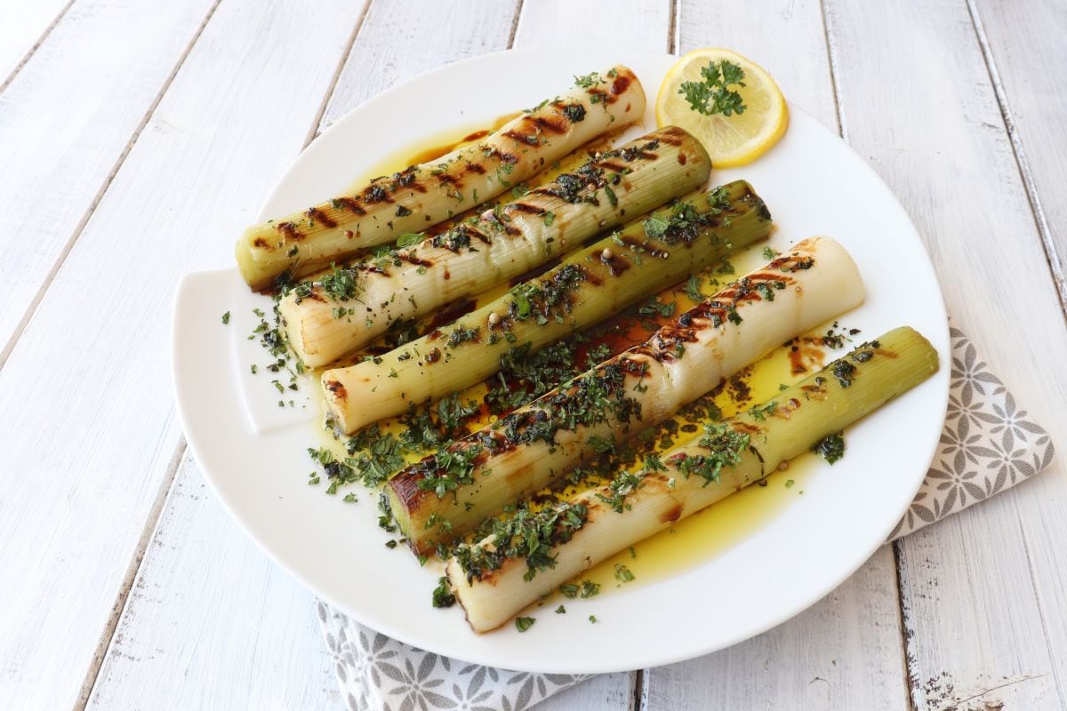 Grilled Leeks