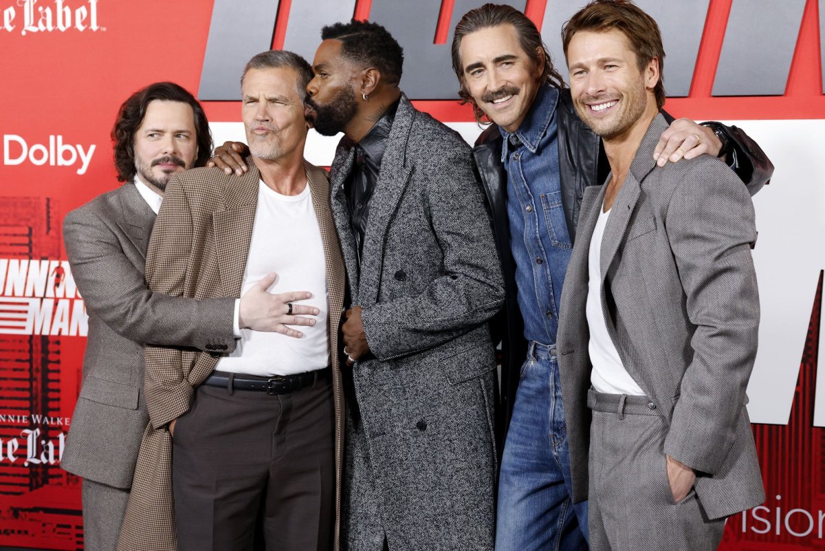 Look: Colman Domingo, Glen Powell step out for 'Running Man' premiere
