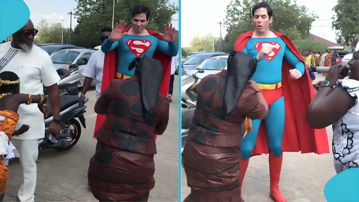 "Superman" in Kumasi: Tall Clark celebrates Asante culture, dances ...