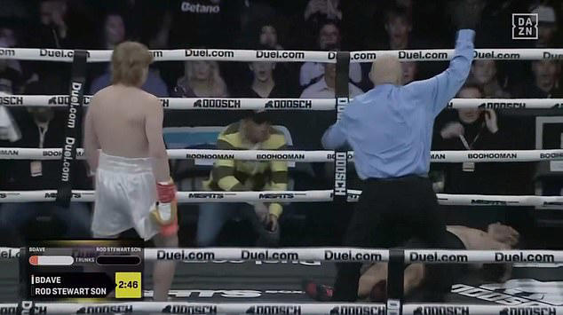 Rod Stewart's son, 45, is knocked out within FIFTEEN SECONDS of boxing ...