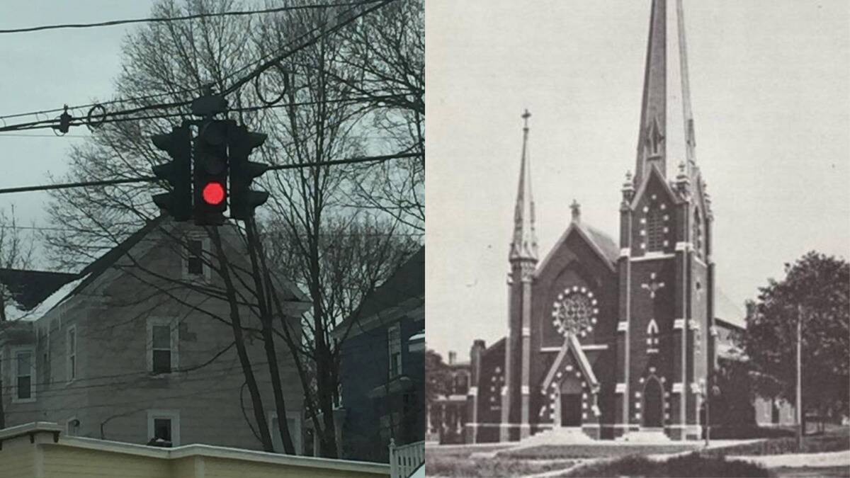 Learn about the history of Tipperary Hill's upside down traffic lights