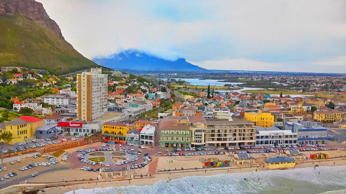How Does Muizenberg Look from the Sky