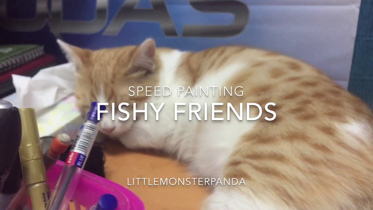 Speed painting - Fishy friends