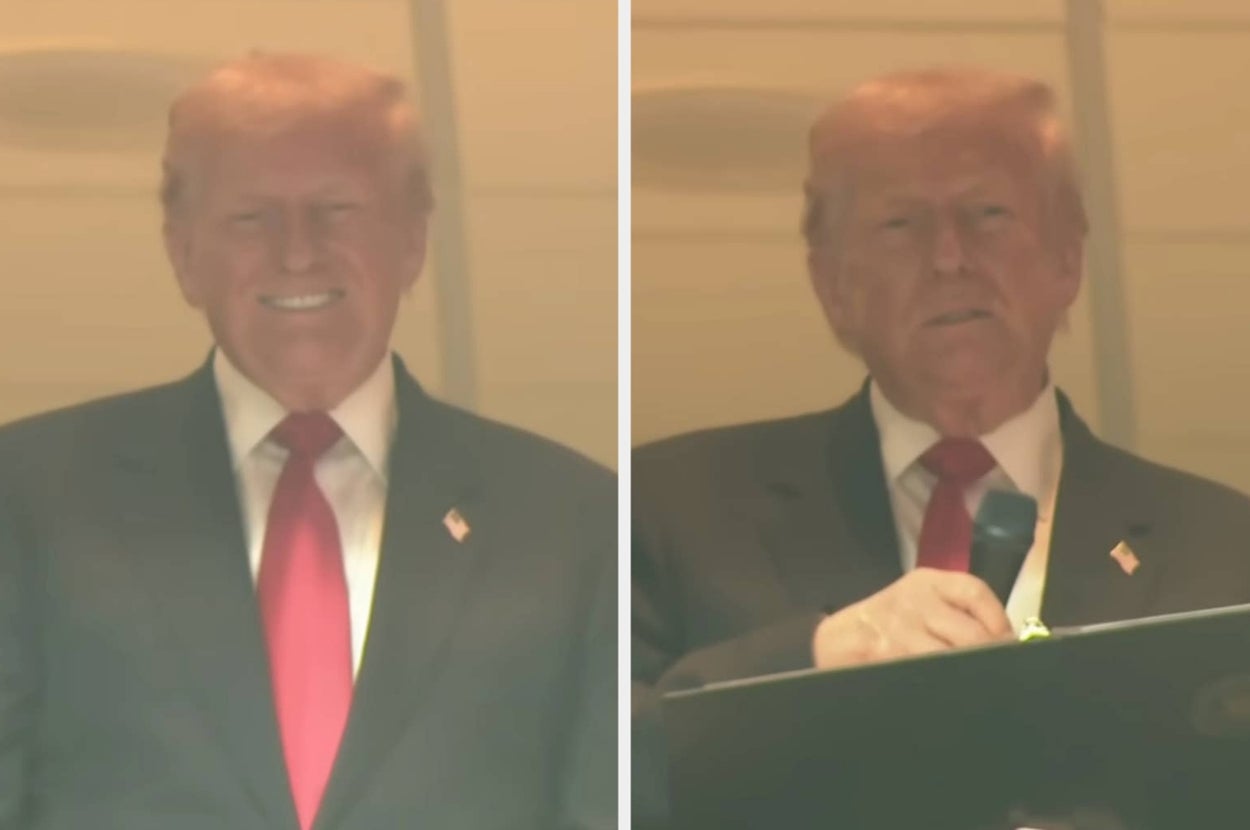 Trump's Flub While Being Booed At An NFL Game Is Going Viral