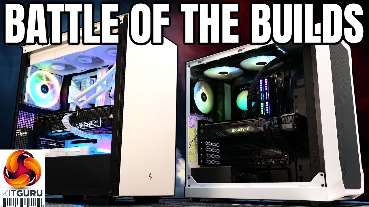 Fractal Focus 2 vs DeepCool CH510 build battle