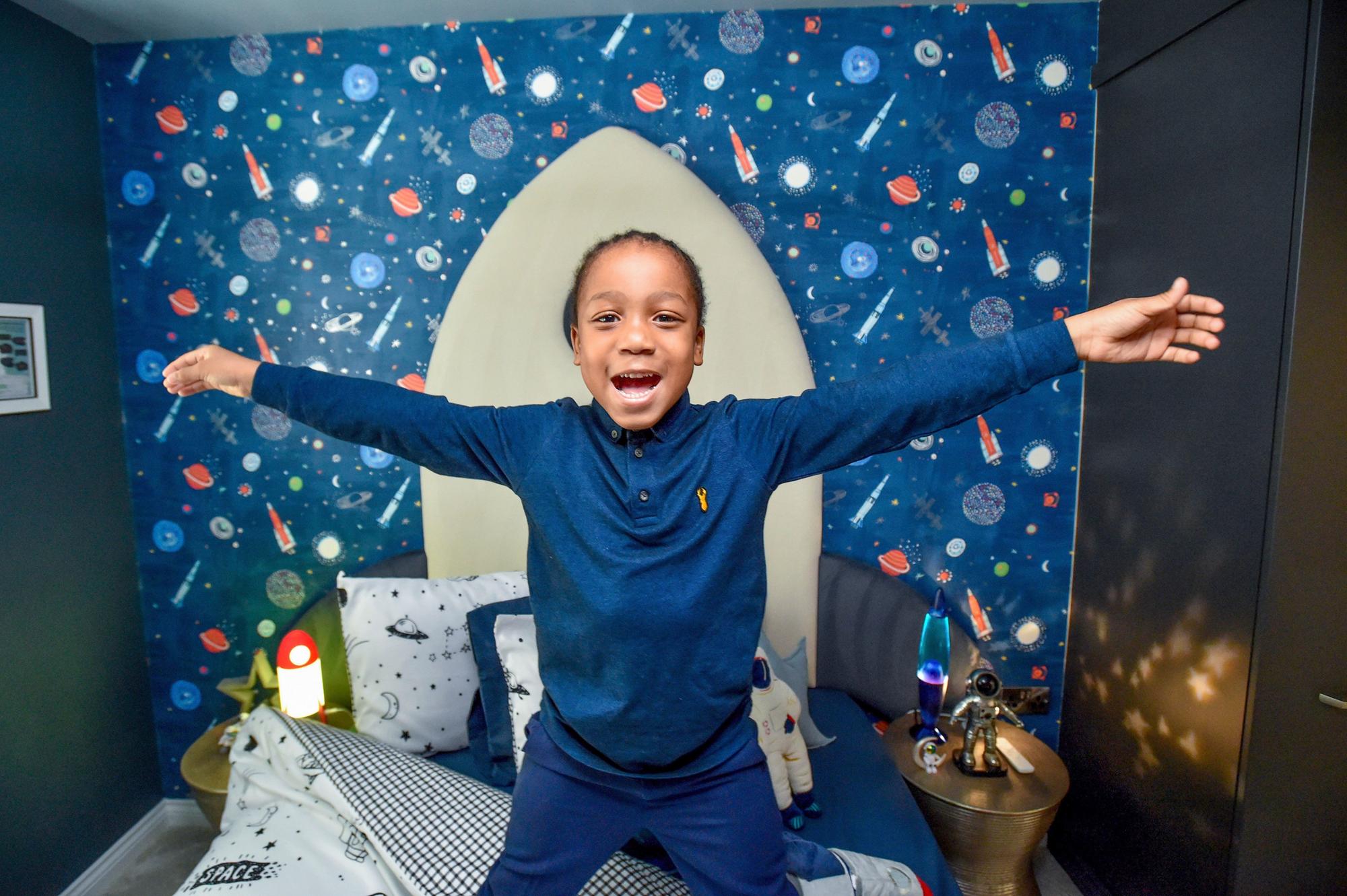 Local pupil’s out-of-this-world bedroom design brought to life at Forge ...