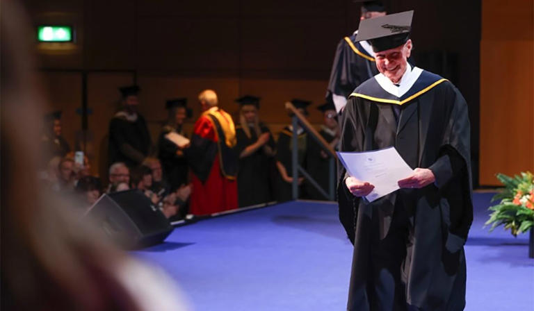82-year-old graduates from DCU with heartwarming story