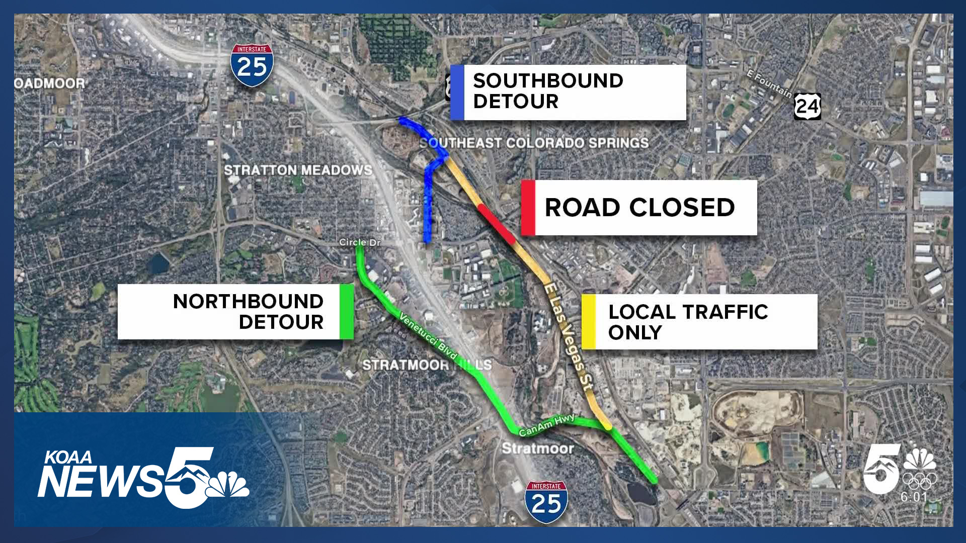 Colorado Springs Traffic Alert: 2-Week Closure Plus Railroad Safety Project
