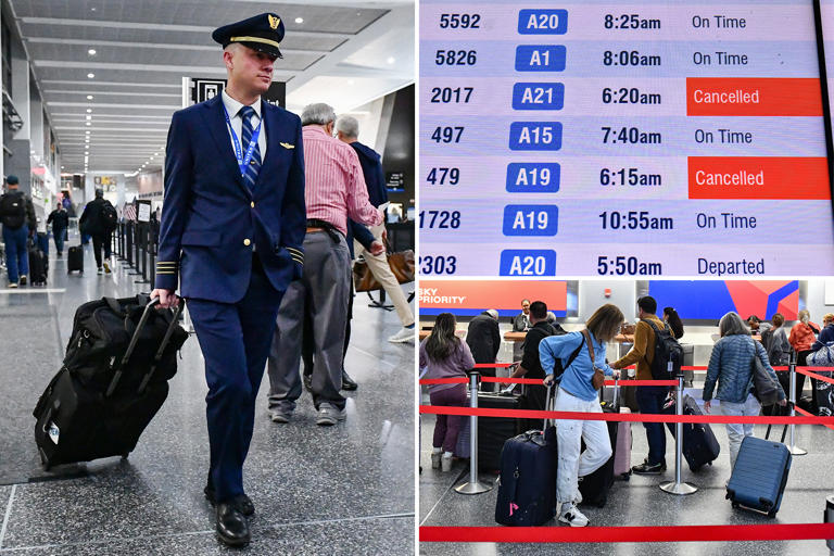 More than 1,500 flights canceled early Monday after shutdown’s worst ...