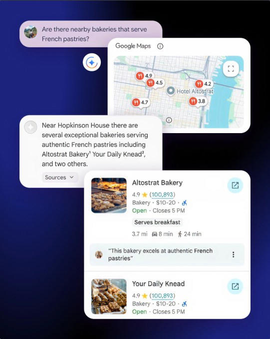 Google Maps releases new AI tools that let you create interactive projects