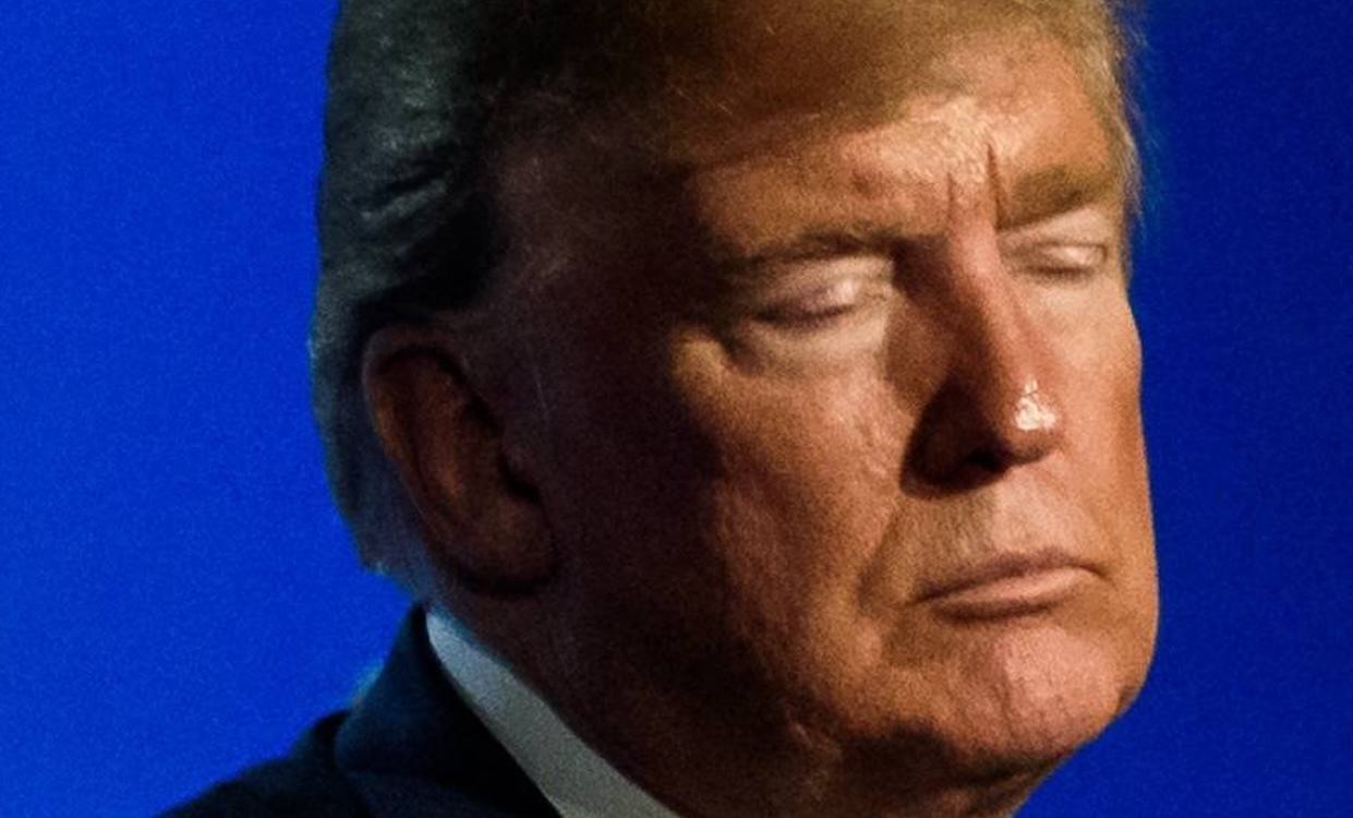 Trump s’endort en direct lors de son dernier meeting à la Maison ...