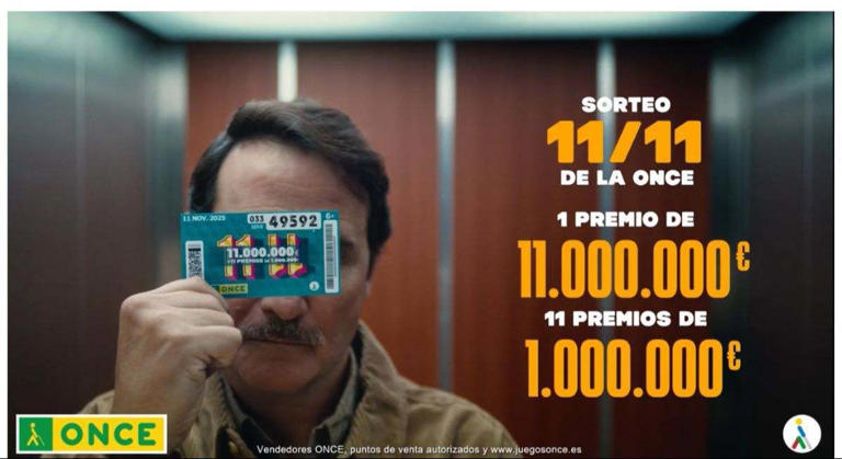 Sorteo 11/11 de la ONCE 2025, hoy: hora, comprobar y premios en directo