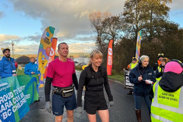 Sara Cox begins huge challenge for Children In Need - aiming to get ...