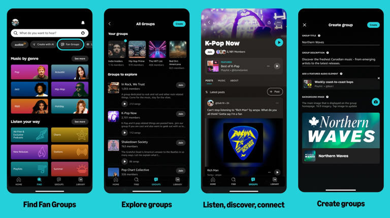 Amazon Music adds ‘Fan Groups’ to allow listeners to discover, share ...