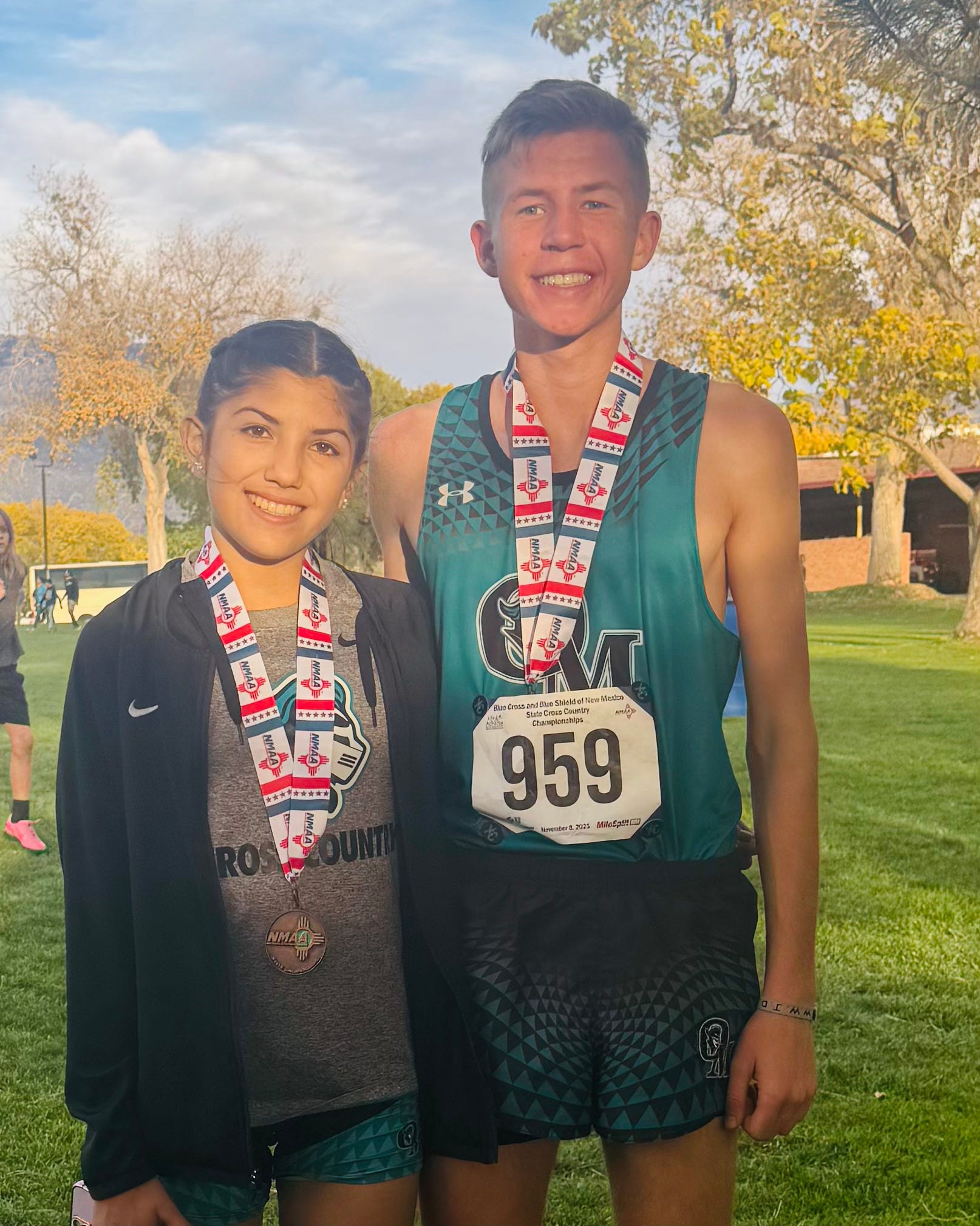 Daxton Coombs, Ashley Galaz earn top-10 finishes at 5A state cross ...
